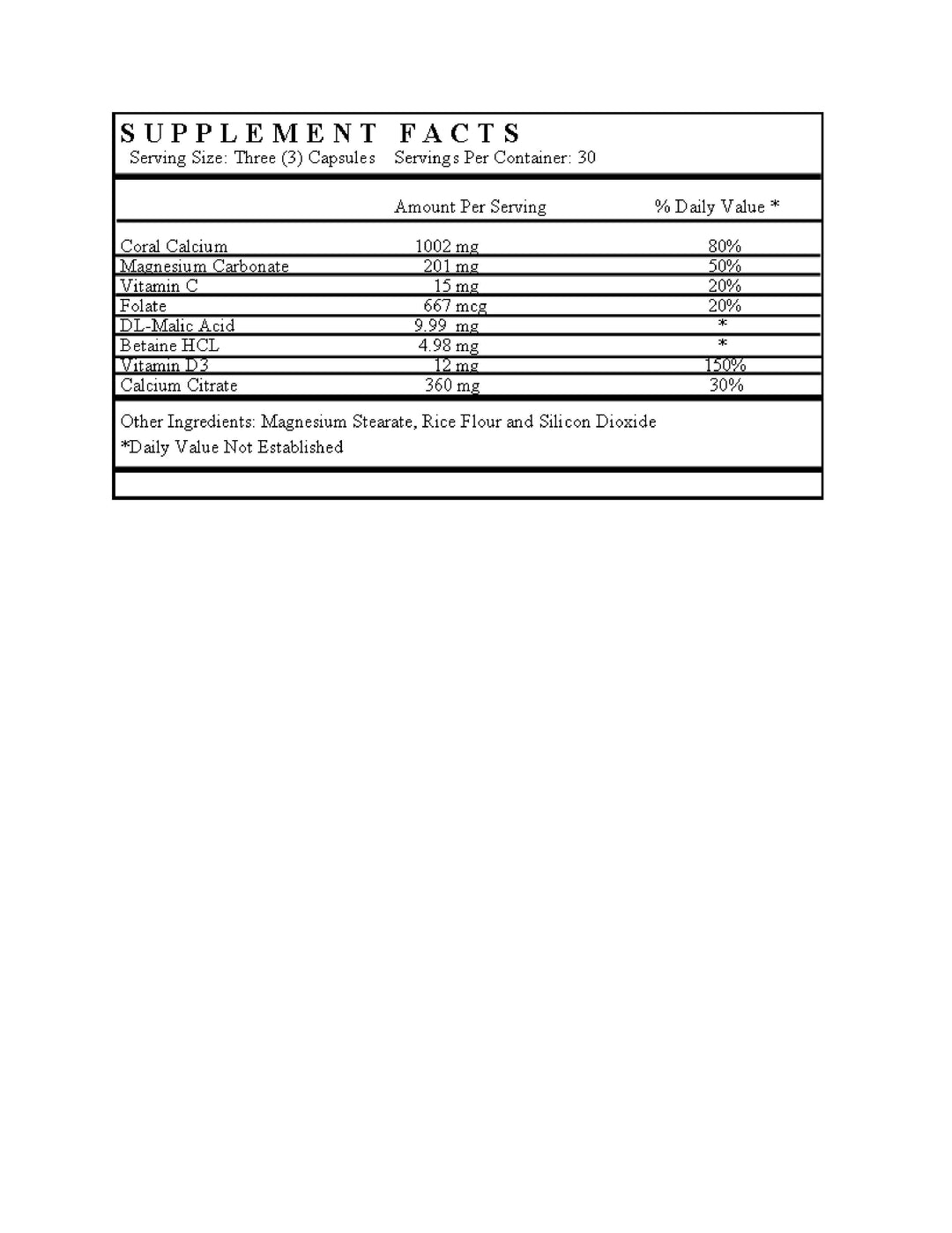 Buy Coral Calcium 3 - Best Calcium Supplement – Trévo LLC